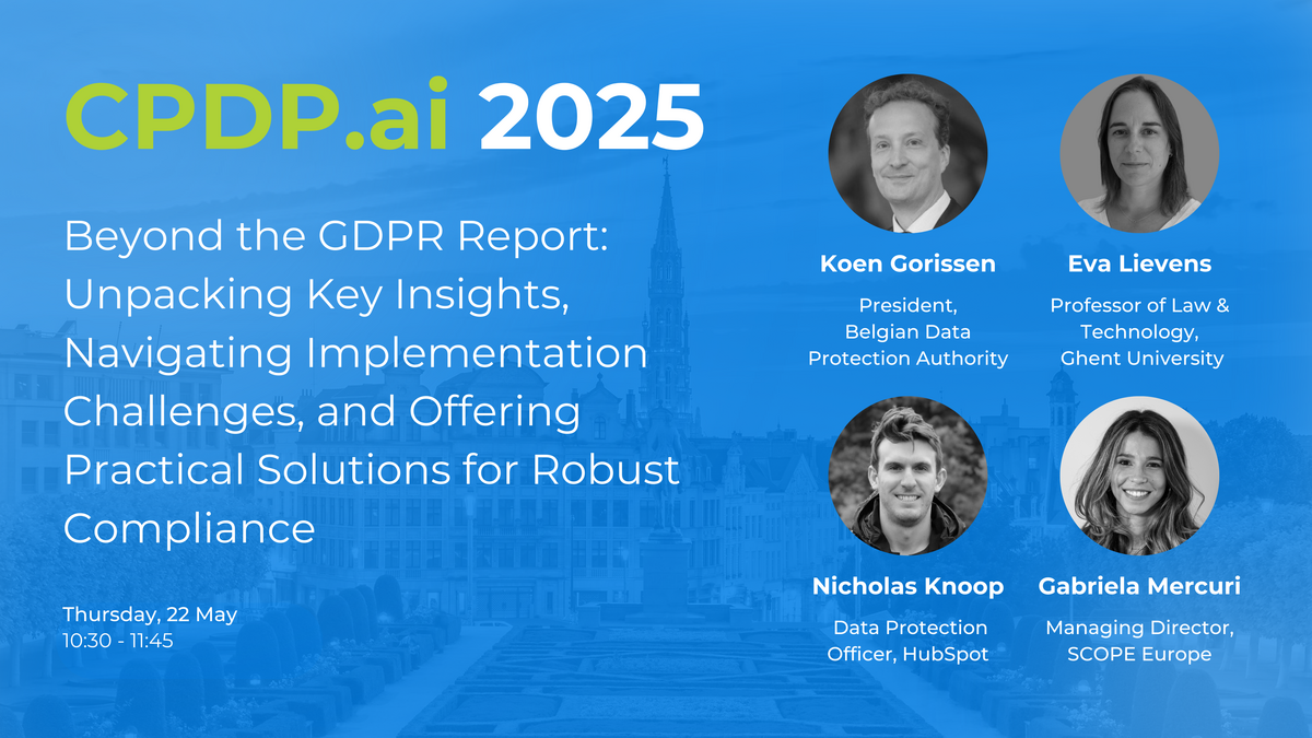 Workshop at CPDP.ai | Beyond the GDPR Report: Unpacking Key Insights ...